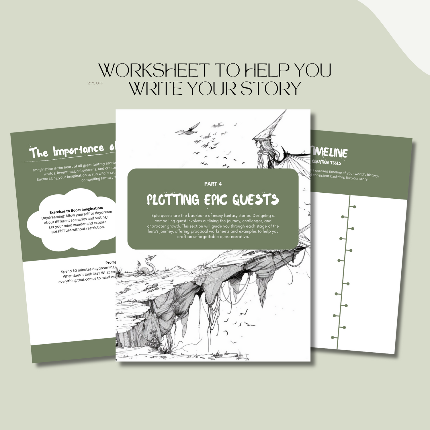 Write Your Fantasy Story - Digital Workbook